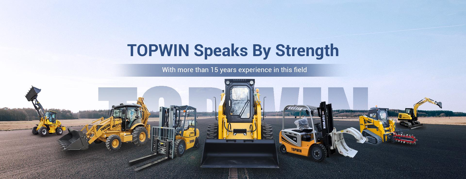 Mini Excavator, Wheel & Skid Steer Loader, Diesel Forklift | Topwin ...